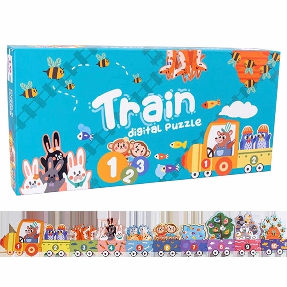 Toys | Train Digital Puzzles For Kids Educational Math | Poshmark